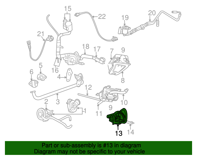 2002-2007 Mopar Evaporative Emissions System Leak Detection Assembly ...