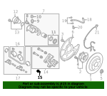 2013-2023 Mazda Caliper Assembly Mount Bolt 9YA0-2A-421 | TascaParts.com
