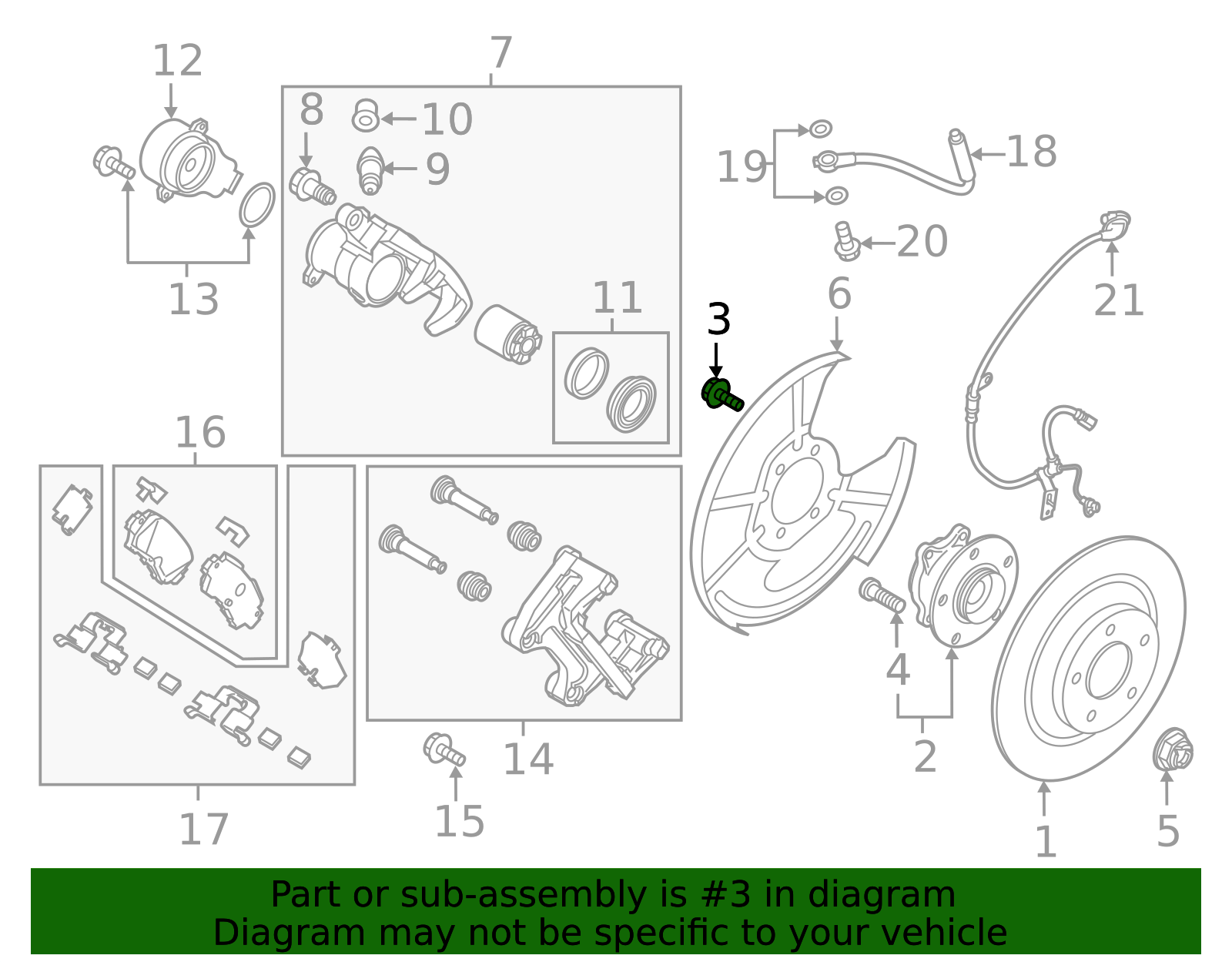 9YA0-21-24C - Hub & Bearing Mount Bolt - 2013-2023 Mazda | mazdaswag.com