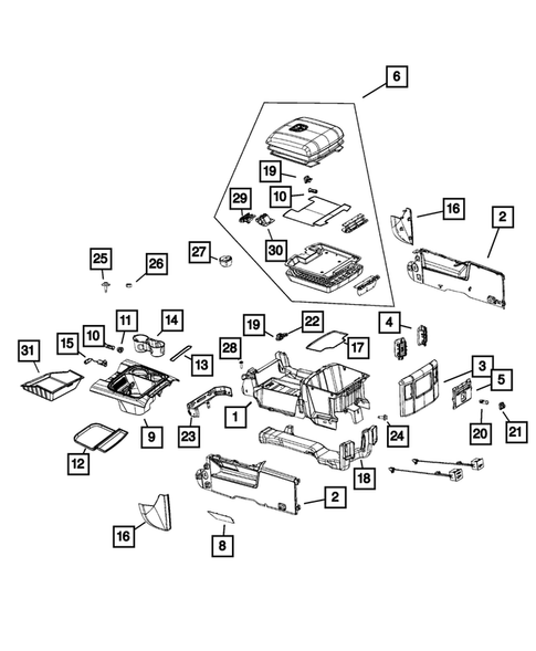 Consoles for 2017 Ram 1500 | Mopar Parts Online
