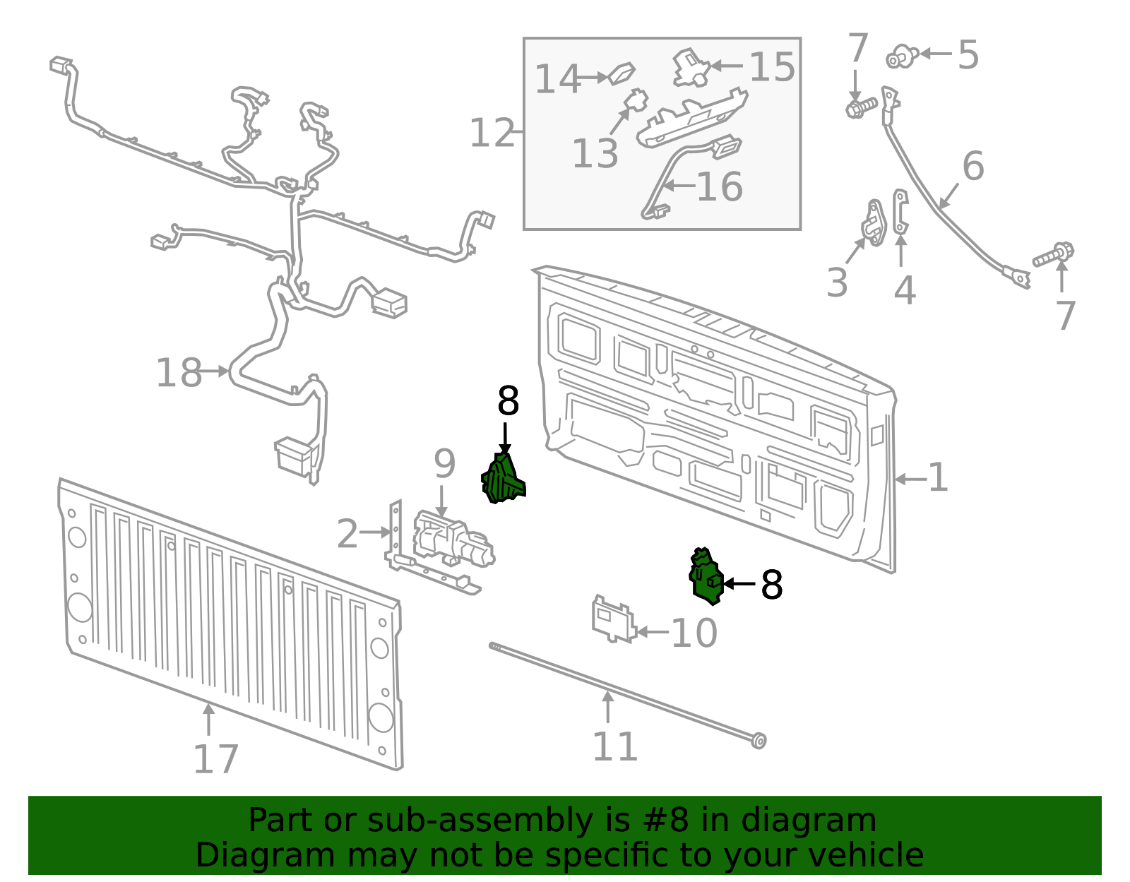 2019-2025 GM Lock Actuator 84954359 | GM Parts Center