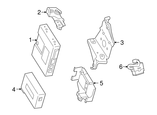 2010-2017 Lexus Transceiver 86741-0E040 | OEM Parts Online
