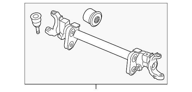 2011-2016 Ford Axle Beam DC3Z-3010-B | Ford Parts Catalog