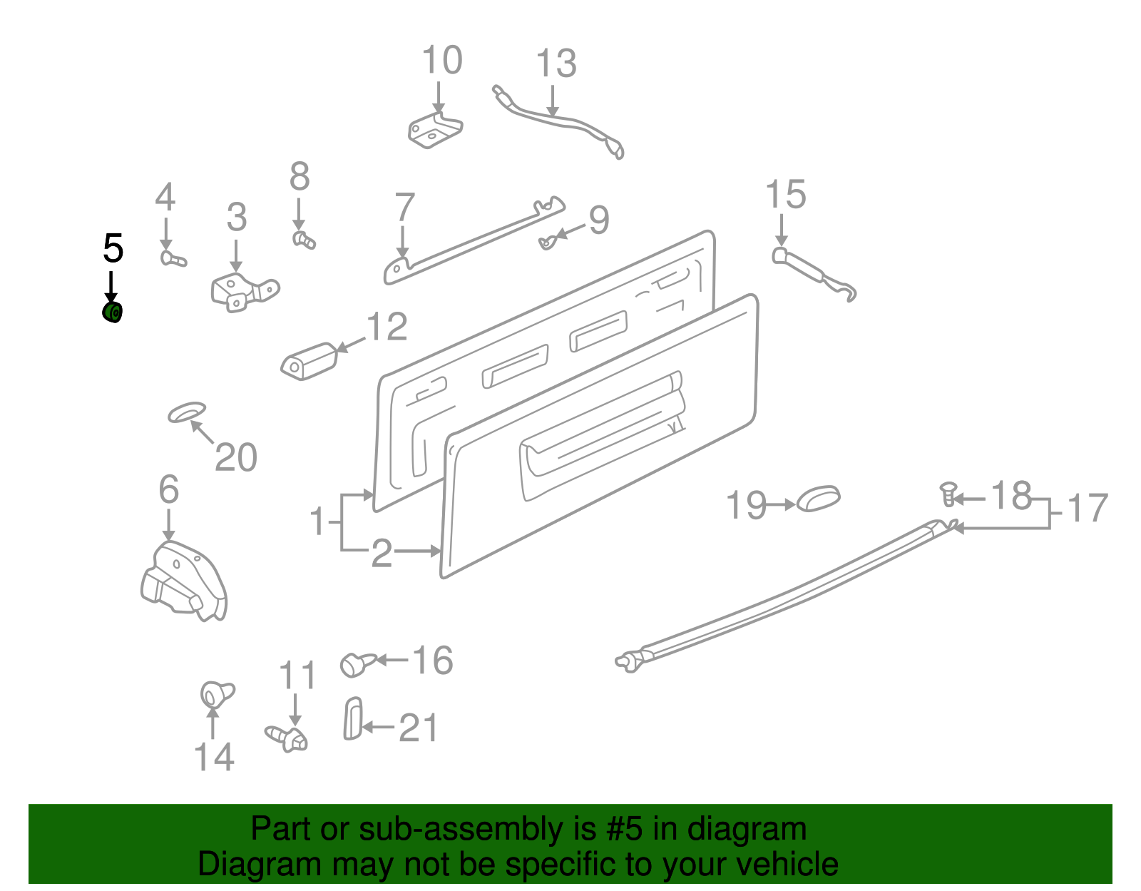 2001-2014 GM Multi-Purpose Nut 11516650 | GM Parts Center