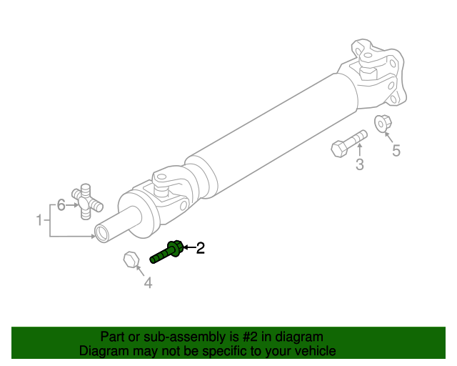 2016-2024 Nissan Drive Shaft Front Bolt 37120-5X00A | Ziegler Nissan of ...