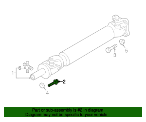 2016-2024 Nissan Drive Shaft Front Bolt 37120-5X00A | Ziegler Nissan of ...