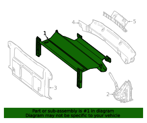 217-690-73-04 - Convertible Top Stowage Compartment Storage Compartment ...