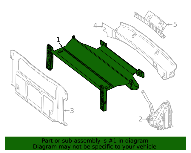 217-690-73-04 - Convertible Top Stowage Compartment Storage Compartment ...
