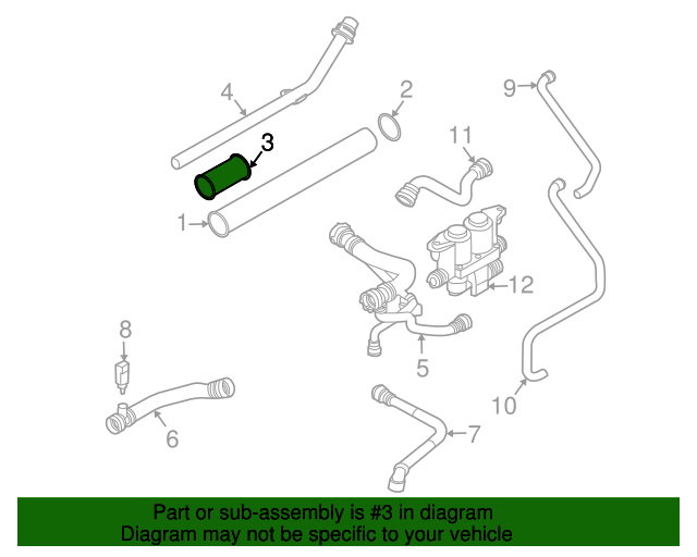 11511439976 - 2002-2010 BMW Outlet Pipe (11-51-1-439-976) | BMW of ...