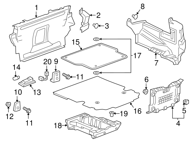 11518460 Retainer - New OEM Part From GM Parts Direct | GM Parts Store