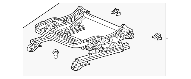 81536-T39-A11 - 2022-2025 Honda Civic - Cushion Frame | Genuine Honda Parts