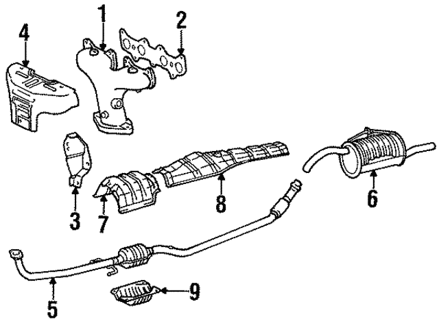 Toyota Exhaust Parts