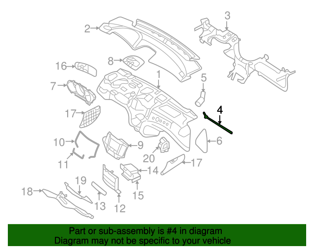84546-2G000 - Lower Bracket 2006-2010 Kia Optima | Kia.Parts Store