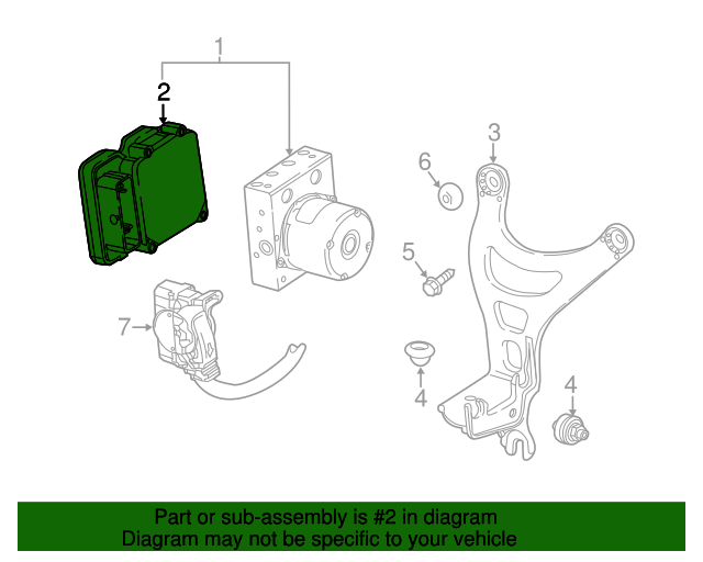 84102578 - Electronic Brake Control Module 2018-2019 Buick LaCrosse ...