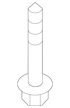 N-911-671-01 - Rear Support Mount Bolt 2009-2023 Audi | Audi OEM Parts