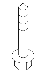 N-911-671-01 - Rear Support Mount Bolt 2009-2023 Audi | Audi OEM Parts