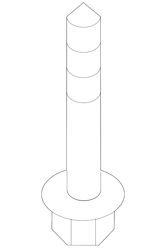 N-911-671-01 - Rear Support Mount Bolt 2009-2023 Audi | Audi OEM Parts