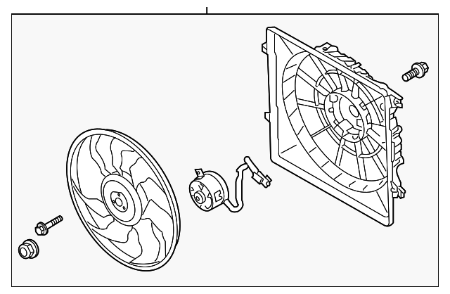 25380-C6500 - Fan Assembly 2016-2020 Kia Sorento | Kia.Parts Store