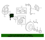2007-2022 Toyota Wheel Bearing (Left, Right, Front) 43570-0C010 ...