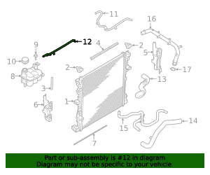 2020-2024 Ford Overflow Hose M1MZ-8075-A | OEM Parts Online