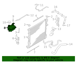 L1MZ-8A080-B - Expansion Tank 2020-2023 Ford | Ford Parts Direct