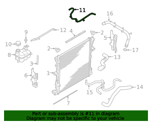2020-2023 Ford Overflow Hose L1MZ-8A365-BAC | OEM Parts Online
