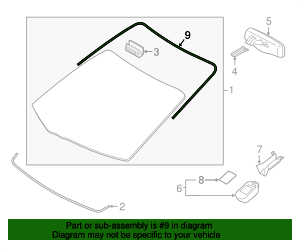 75531-08020 - Reveal Molding 2011-2020 Toyota Sienna | Ourisman Toyota ...