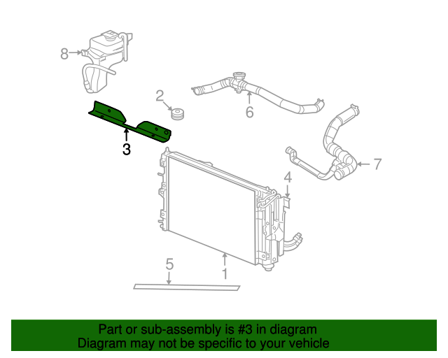 2007-2017 Jeep Upper Seal 5058571AA | TascaParts.com