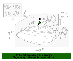 1985-2025 Volkswagen O'head Lamp Bulb N-017-753-5 | OEM Parts Online