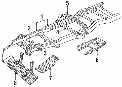 Frame & Components for 1990 Dodge Dakota | Mopar Parts Canada