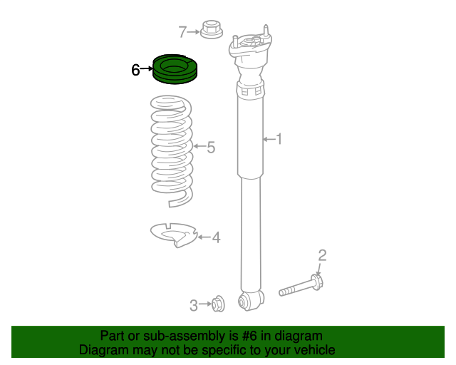 Genuine OEM Upper Insulator | 210-325-01-84 | Fits Select 1996-2017 ...