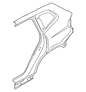 41007494012 - 2018-2024 BMW X3 Quarter Panel (41-00-7-494-012) | BMW of ...