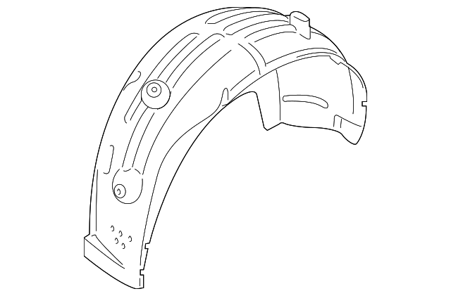 Genuine BMW 51-71-7-394-817 | Wheelhouse Liner | FREE Shipping on Most ...