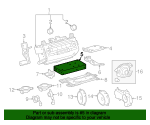 8628060630 - 2016-2021 Toyota Land Cruiser Amplifier (86280-60630 ...