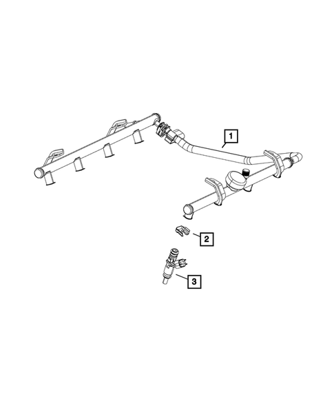 Fuel Rail and Injectors for 2023 Dodge Charger | Mopar Online Parts
