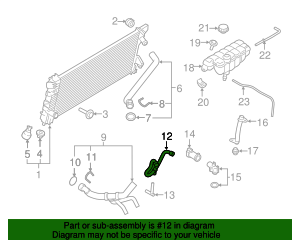 Genuine OEM Ford Part - Hose JL3Z-8A577-A | Genuine OEM Ford Parts ...