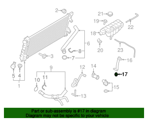 2010-2021 Ford Engine Coolant Pipe O-Ring AC3Z-8527-A | Varsity Ford