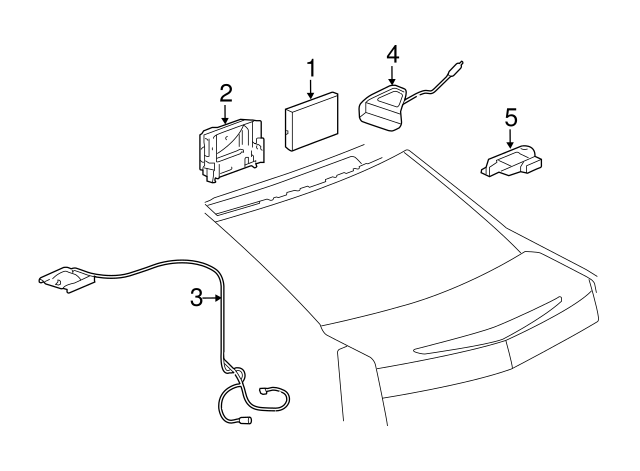 2008-2015 Cadillac Display 19370192 | TascaParts.com