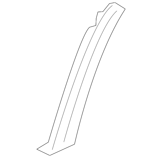 86586-C6200 - Molding Extension 2016-2018 Kia Sorento | Kia.Parts Store