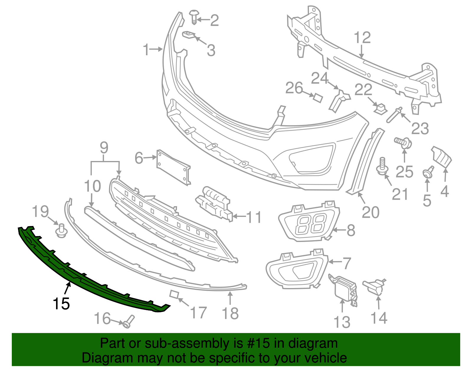 86565-C6200 - Lower Panel 2016-2018 Kia Sorento | Kia.Parts Store