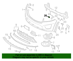 2014-2020 Kia OEM NEW 2014-20 Kia Sorento Telluride Upper Lower Bumper ...