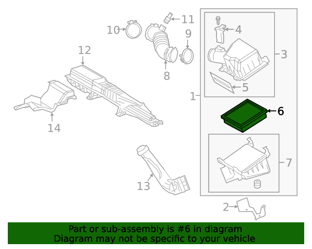 17801-24040 - Air Filter 2019-2024 Lexus UX250h | Longo Lexus Parts