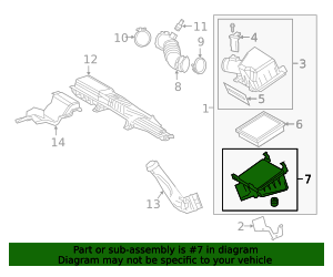 2019-2025 Lexus | Filter Housing | 17701-24460 | OEM Vehicle Parts