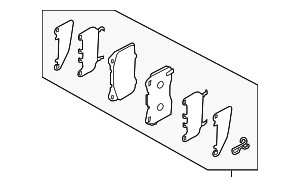 2004-2020 Subaru Brake Pads Front 26296FE100 | OEM Parts Online