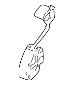 82620-TGG-A31ZD - Lock Assembly L Rear Seat *YR449L* (Cashmere Ivory ...