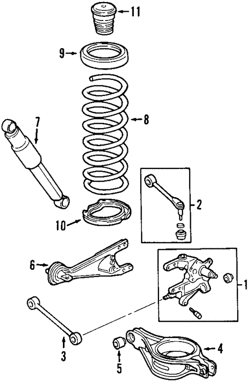 Rear Suspension for 2010 Honda Odyssey | Honda Parts Direct