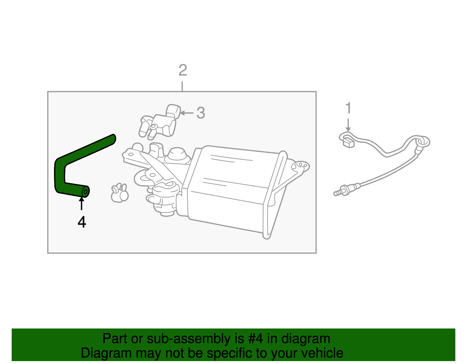 2003-2004 Toyota Matrix 2003-2004 Toyota Matrix - PCV Hose 12262-22090 ...