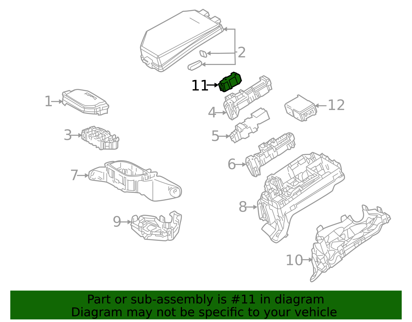 82660-52010 - 2015-2024 Lexus - Main Relay Block | Discount Parts Monster