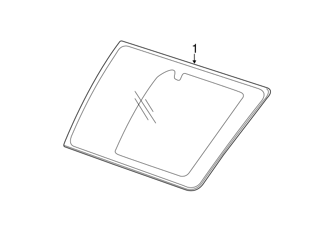 2015-2020 GM Driver Side Quarter Rear Window 23385168 GM ...