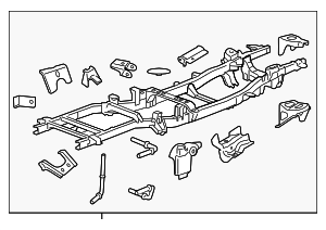 2010-2012 Mopar Frame 68089357ab | TascaParts.com